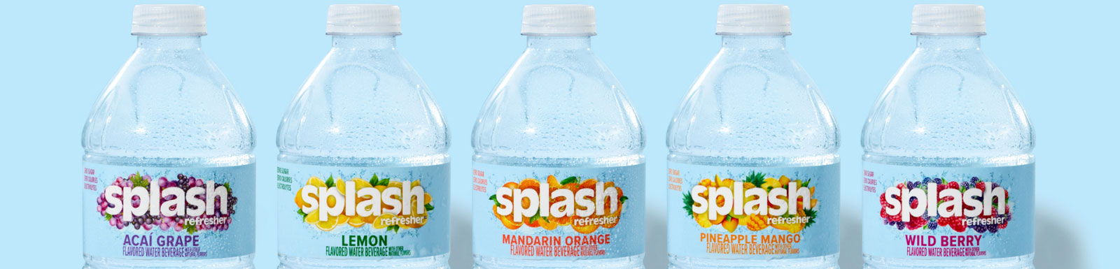 Our Products | Splash Flavored Bottled Water Beverage