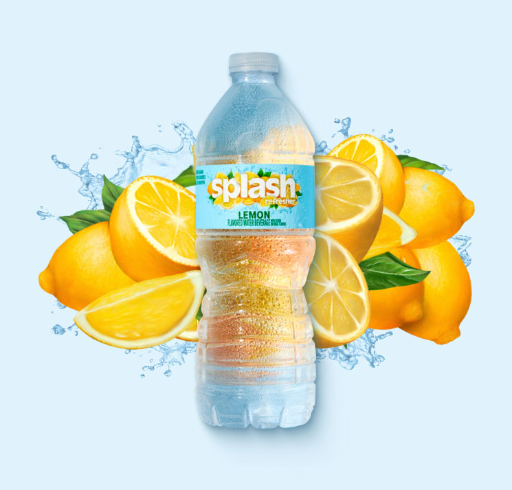 Splash Flavored Bottled Water Beverages